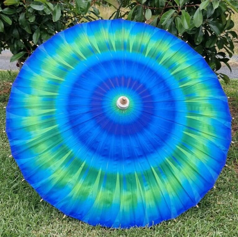 UV Reactive Parasol – Blue Meanie – Outdoor Fun Shop