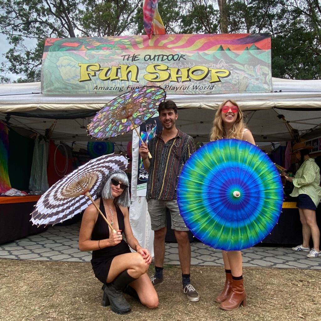 UV Reactive Funky Fungi Parasol – Outdoor Fun Shop